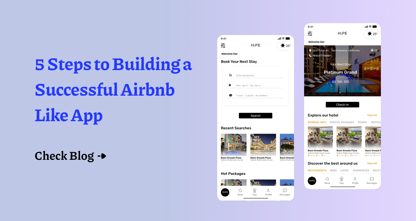 Build Airbnb Like App in 5 easy steps