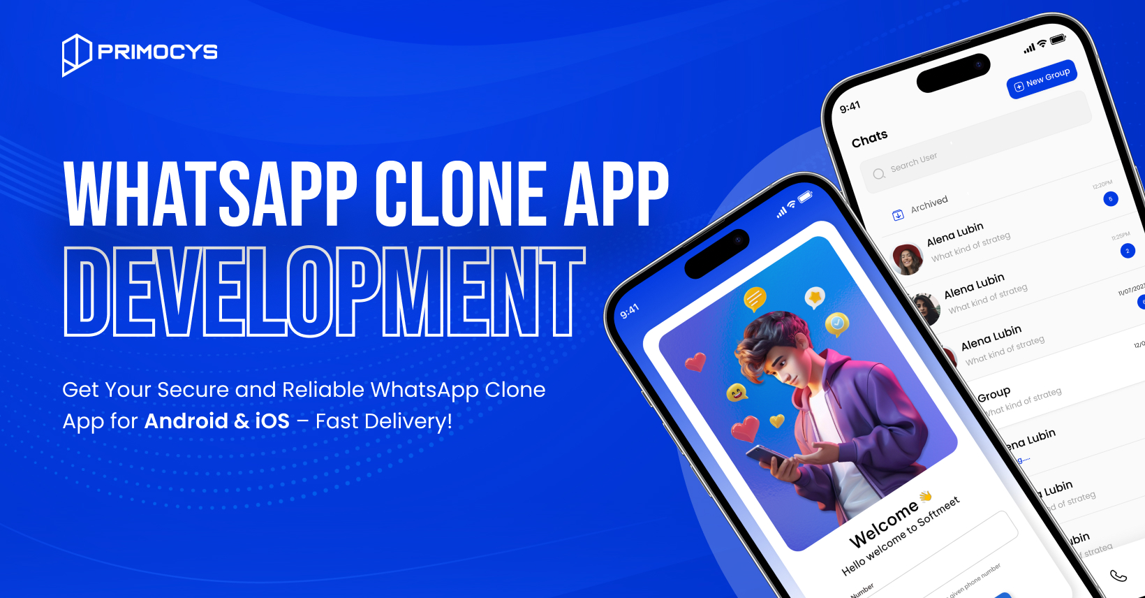 WhatsApp Clone App | Build Your Chat App with Primocys