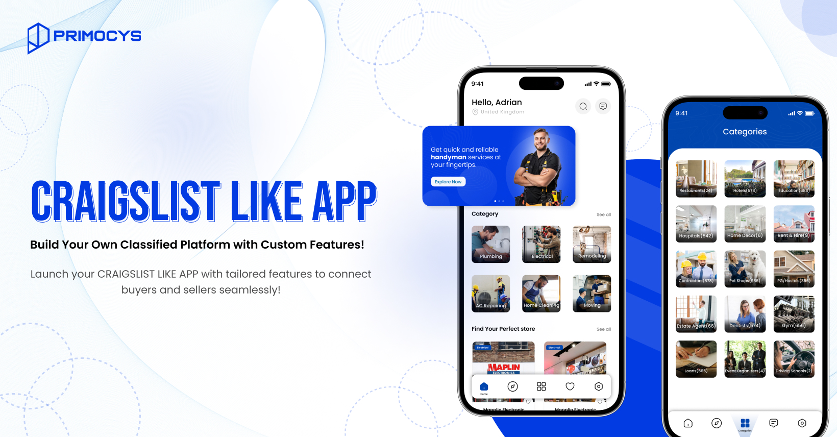 Craigslist like app development in Android & iOS | Primocys